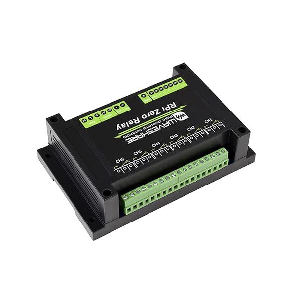 Industrial 6 Channel Relay Module for Raspberry Pi Zero WH with ABS ...