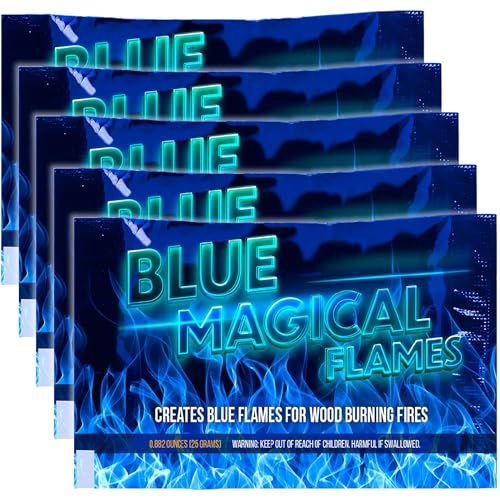 Magical Blue Fire Color Packets: Vibrant Flames for Campfires ...