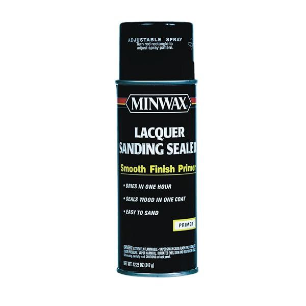 Minwax Smooth Clear Oil-Based Lacquer Sanding Sealer 12.25 Oz - Perfect ...